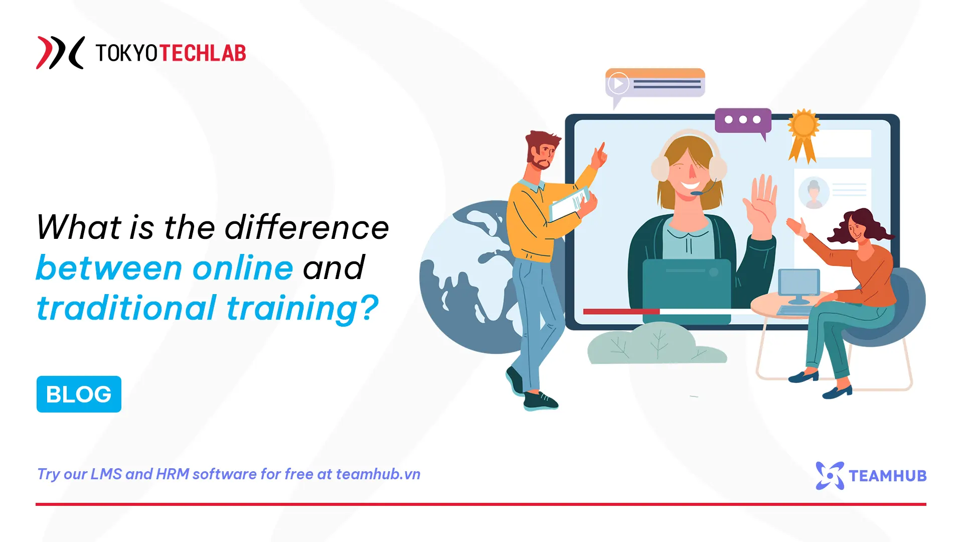 What is the difference between online and traditional training?